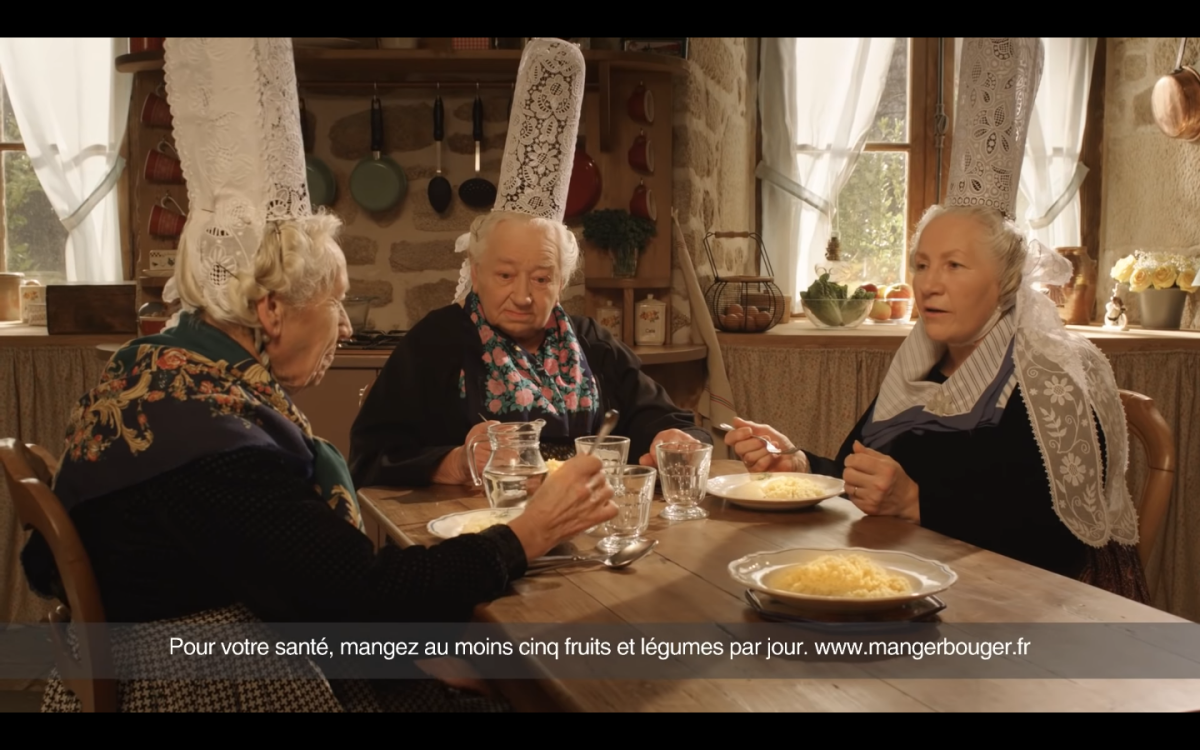 Photo : Marie-Louise Lopéré dans la dernière publicité Tipiak, tournée ...