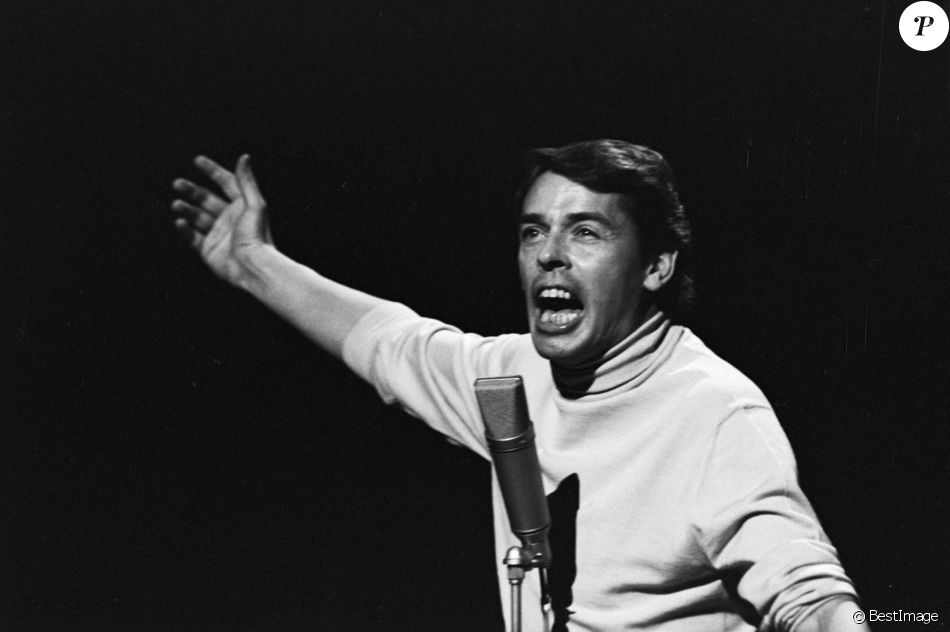 Archives - Jacques Brel sur le plateau de l'émission Le Palmarès des ...