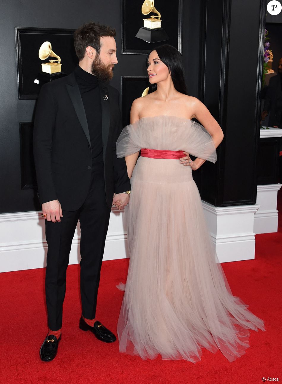 Kacey Musgraves et Ruston Kelly aux Grammy Awards 2019 à Los Angeles ...