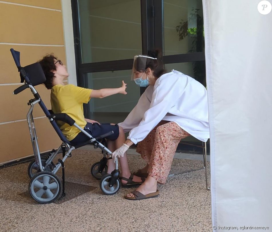 Eglantine Eméyé, ses retrouvailles avec son fils Samy après le ...