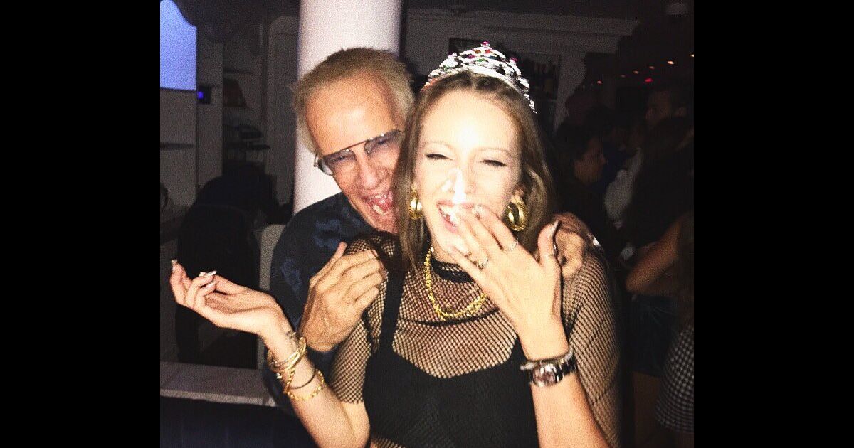Christophe Lambert avec sa fille Eleanor. Photo publiée à l'occasion de ...