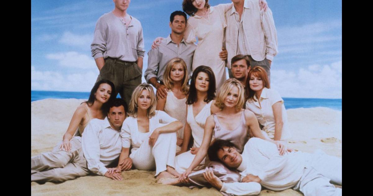 Les acteurs de la série Melrose Place. - Purepeople