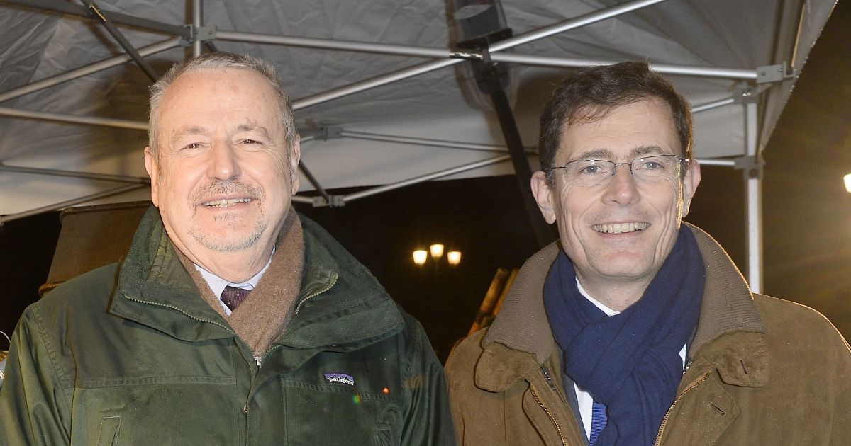 Dominique Raimbourg (fils de Bourvil) et Laurent Lafon (maire de ...