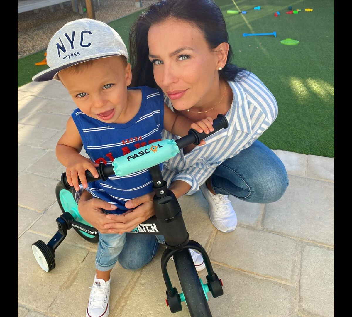 Photo : Julie Ricci et Gianni, le 30 août 2020 - Purepeople