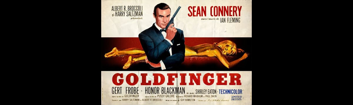 Photo : Affiche du film "Goldfinger" de Guy Hamilton. 1965. - Purepeople