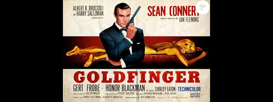 Affiche du film Goldfinger de Guy Hamilton. 1965. - Purepeople