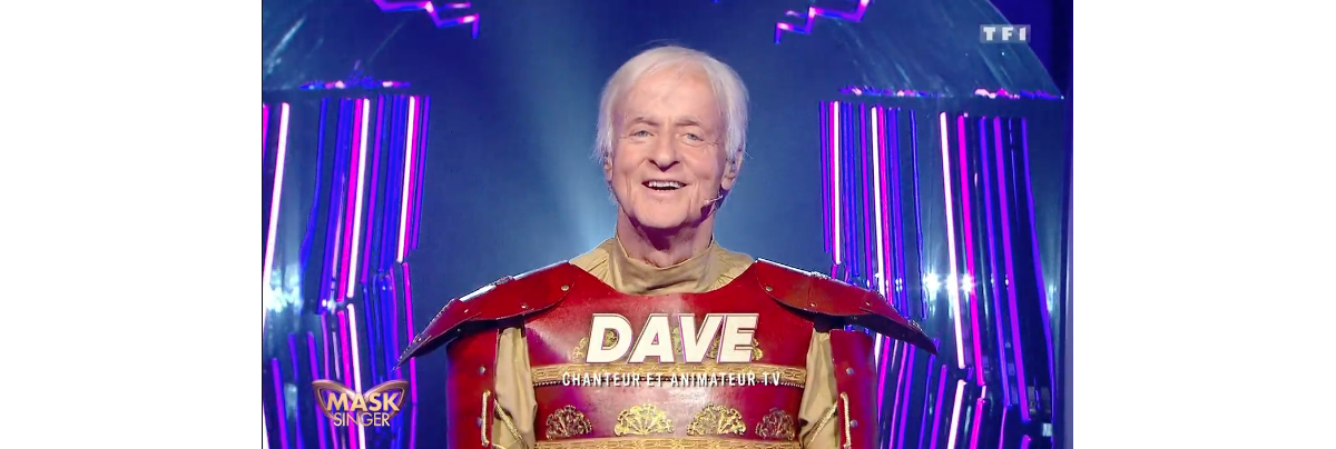 Photo : Dave était le Hibou dans "Mask Singer" - Purepeople