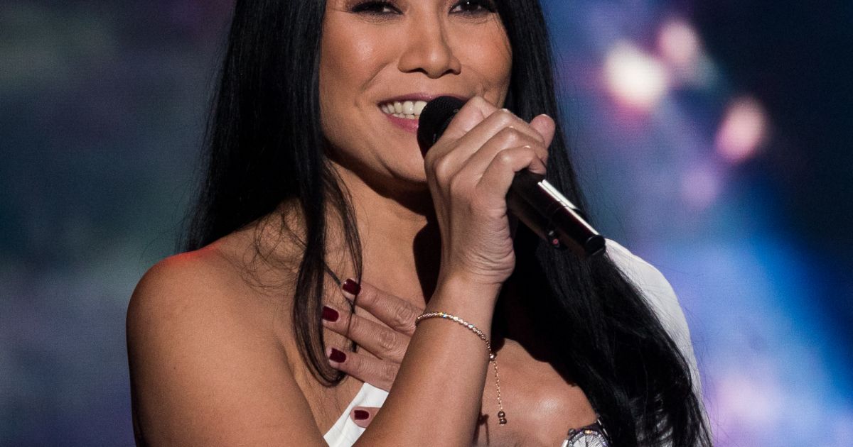 Anggun - Enregistrement de l'émission La Boîte à secrets 3 à Paris ...