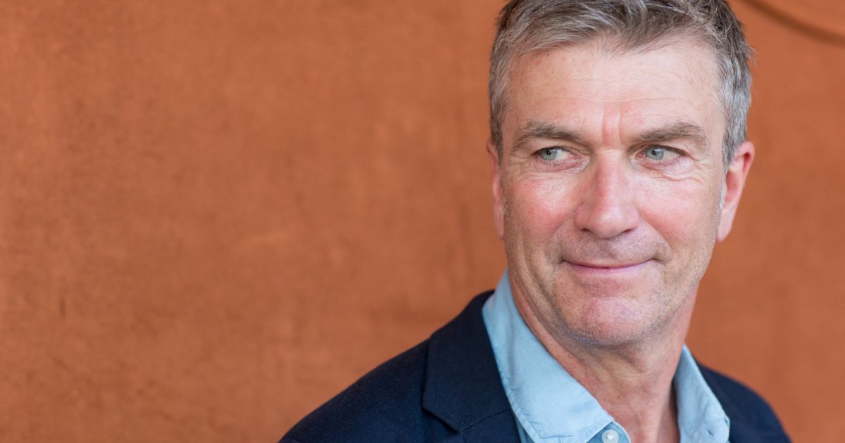 Philippe Caroit au village des Internationaux de Tennis de Roland ...