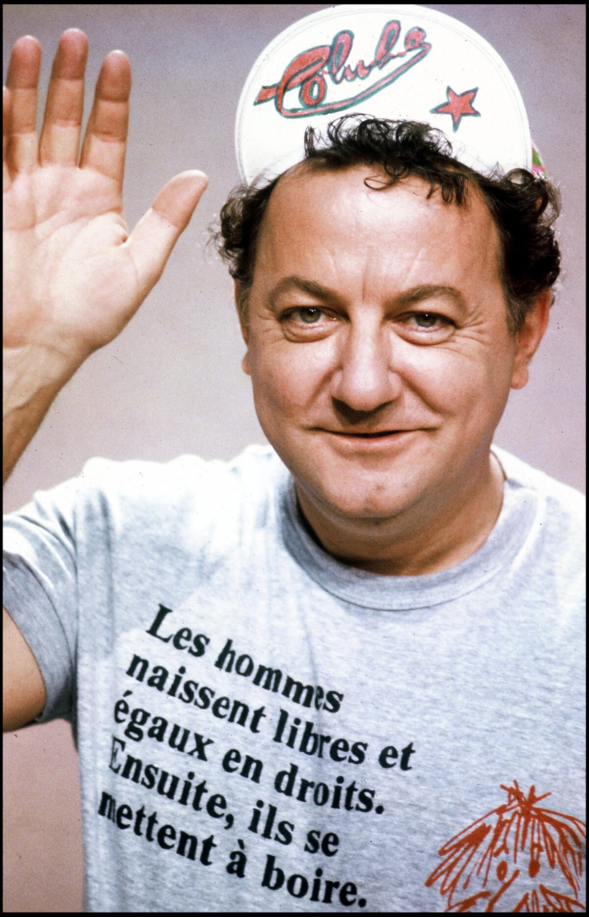 Photo : 1ere de Coluche sur Canal + - Purepeople