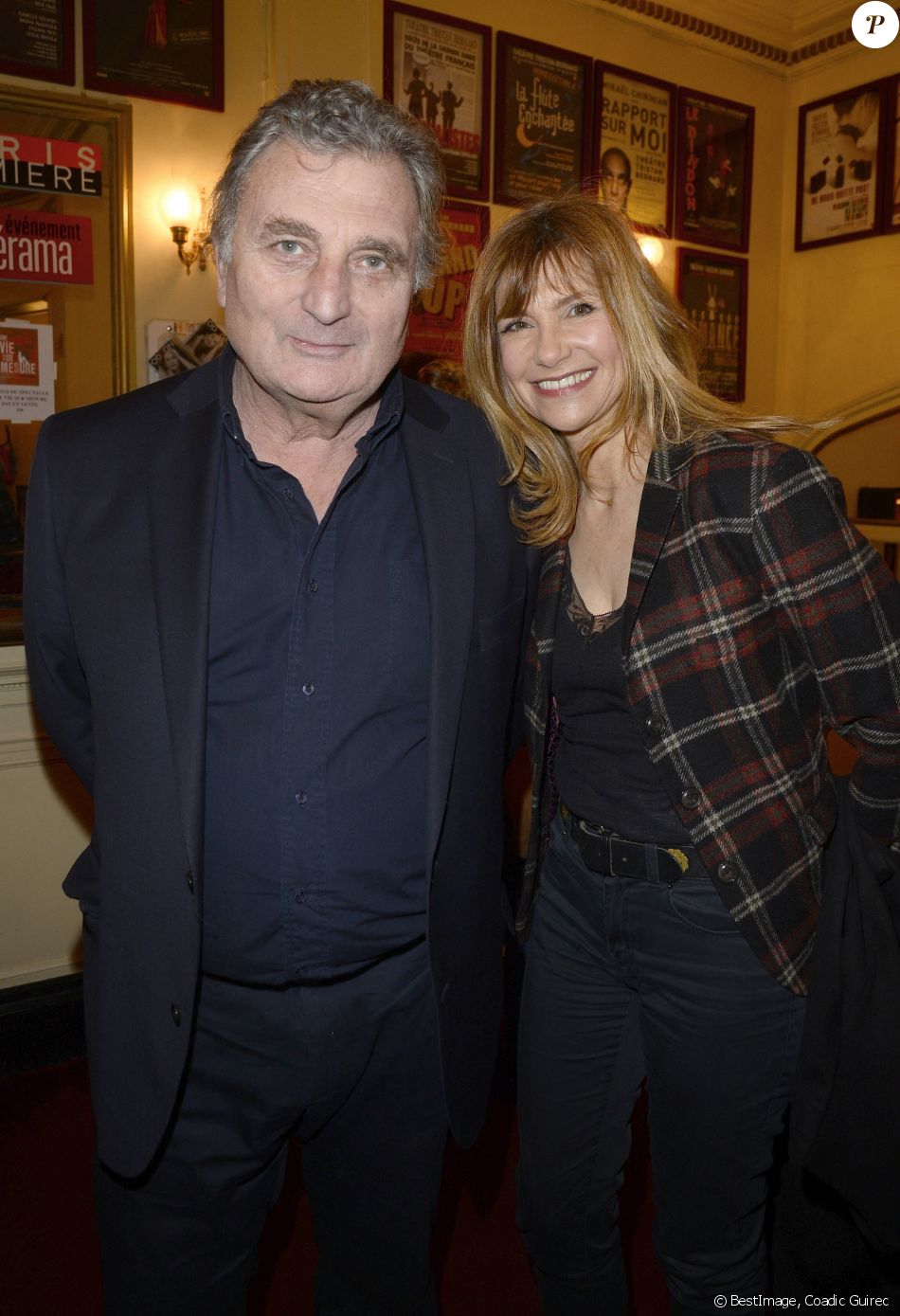 Patrick Rotman et sa femme Florence Pernel - Semi-exclusif - Remise du ...