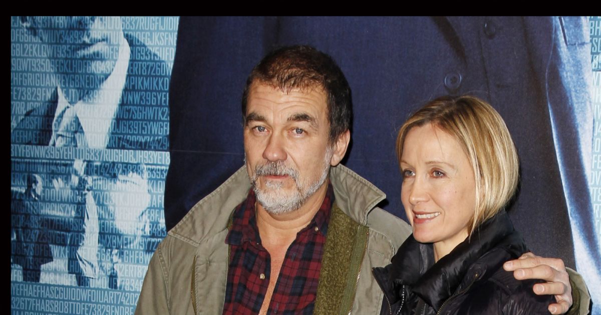 Olivier Marchal et sa femme Catherine - Avant-première du film La Taupe ...