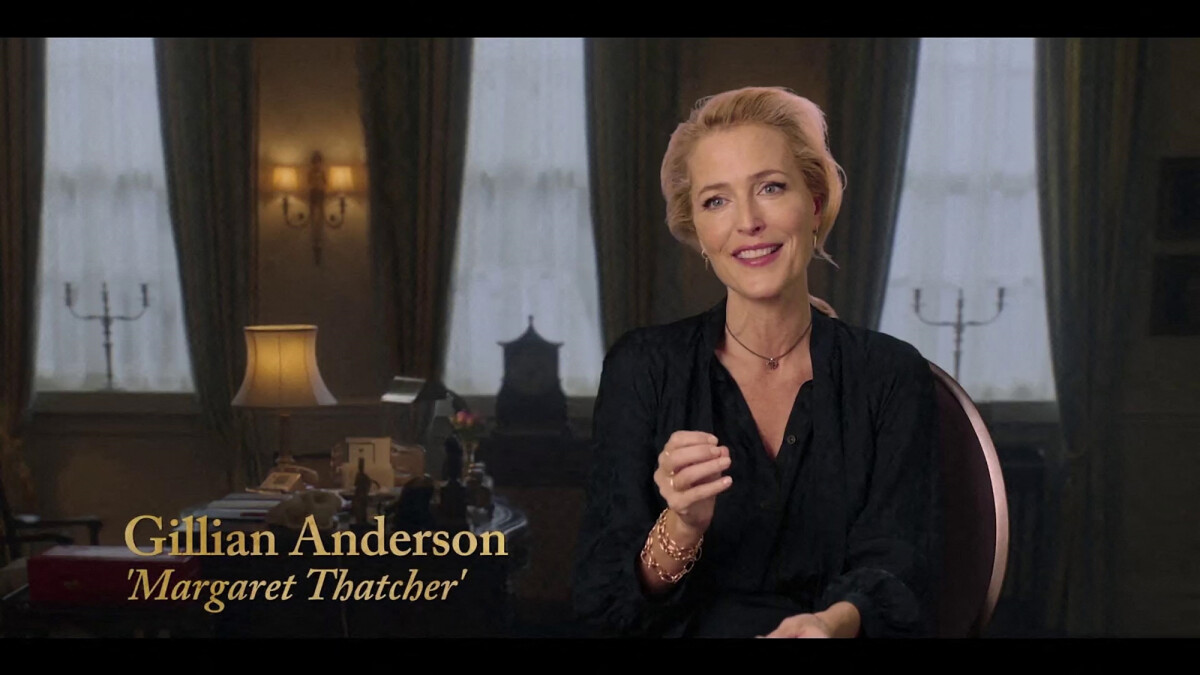 Photo : Gillian Anderson joue Margaret Thatcher dans la série "The ...
