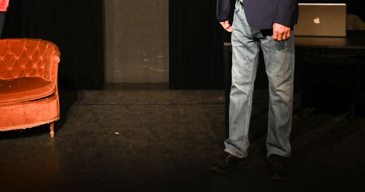 Exclusif - Benjamin Gauthier et Pierre Palmade lors du filage de la ...