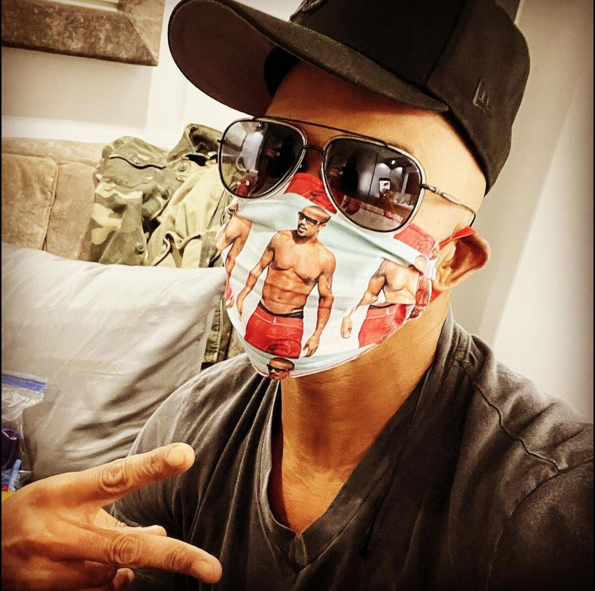 Photo : Shemar Moore sur Instagram. Le 29 janvier 2021. - Purepeople