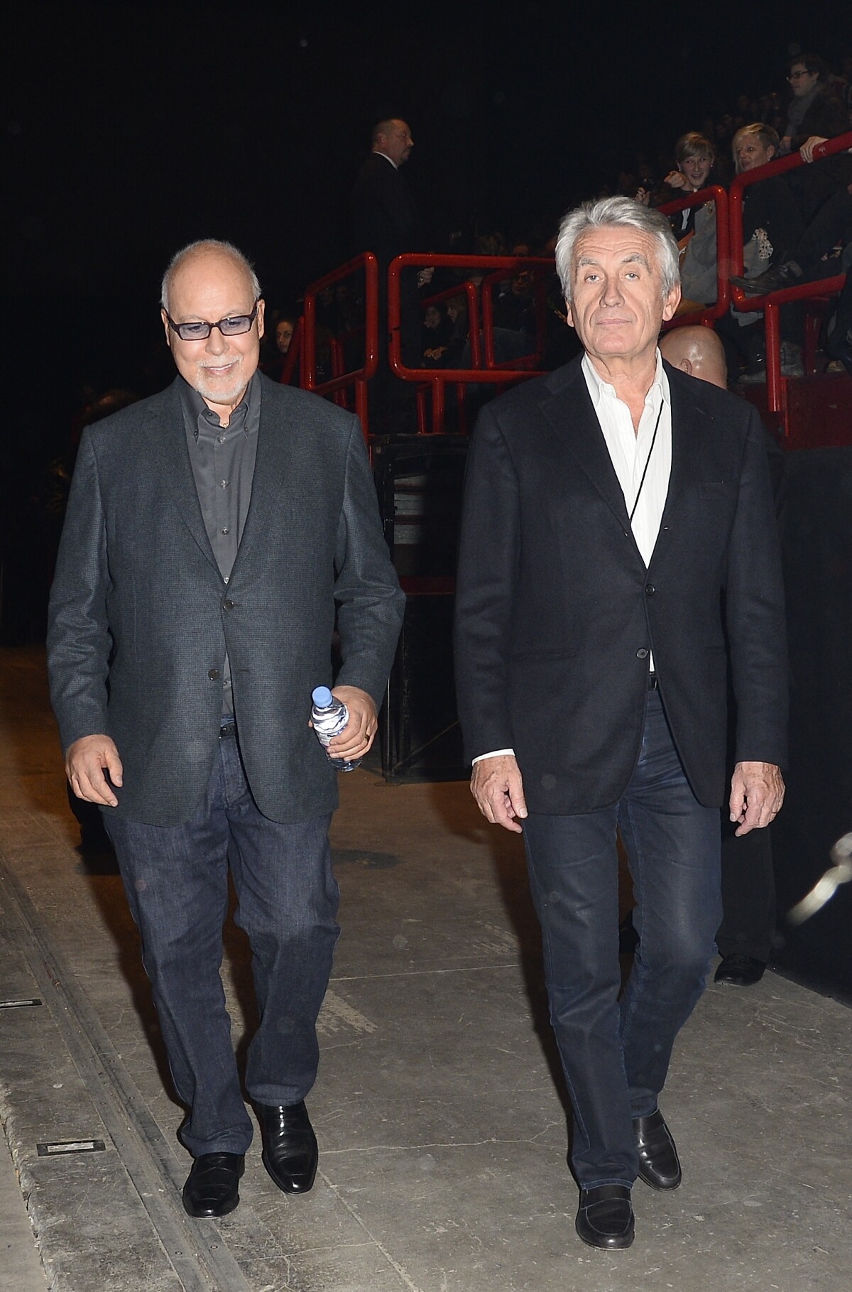 Photo : René Angélil et Gilbert Coullier au concert de Céline Dion au ...