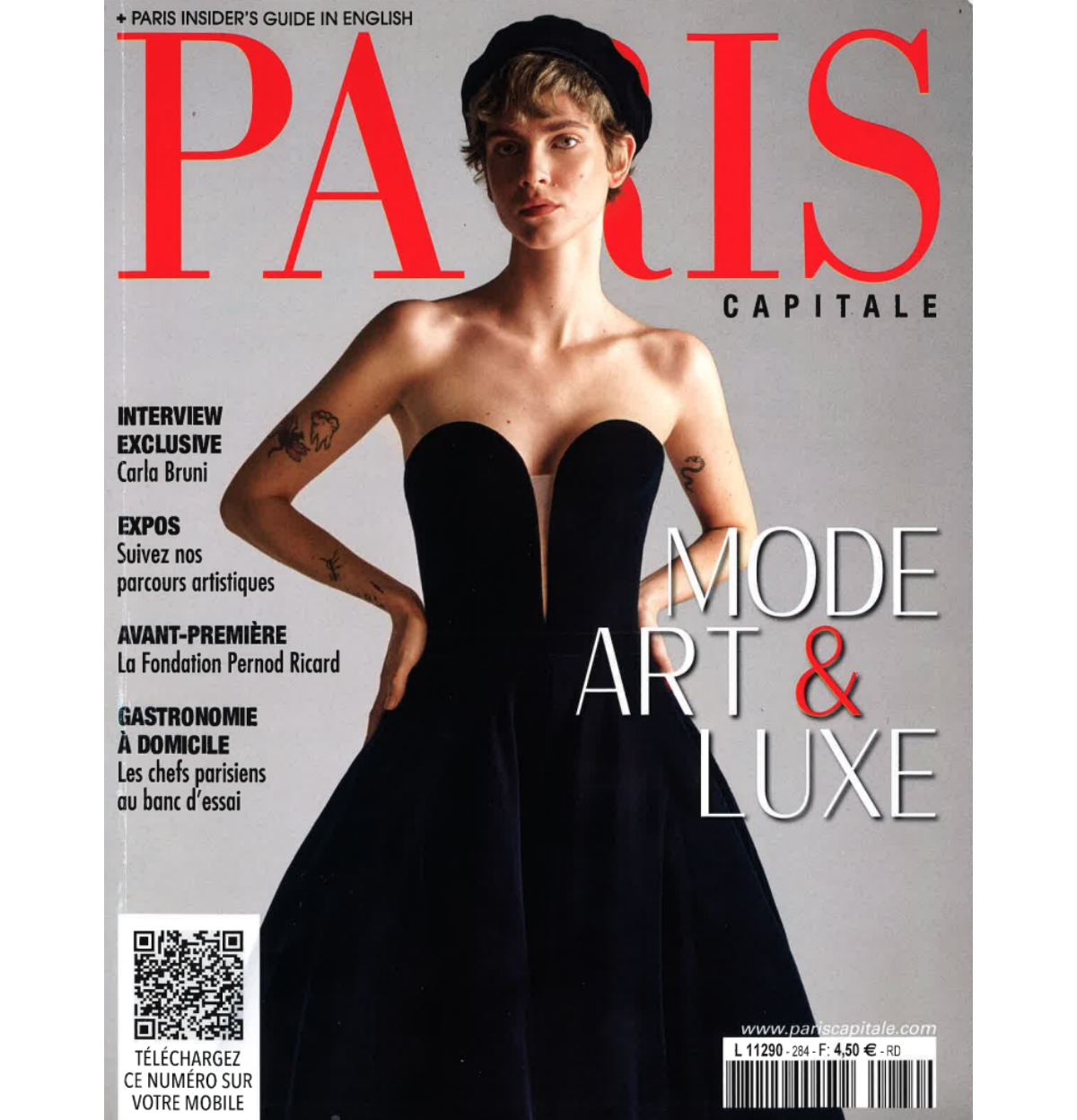 Photo : Une du magazine "Paris Capitale". - Purepeople