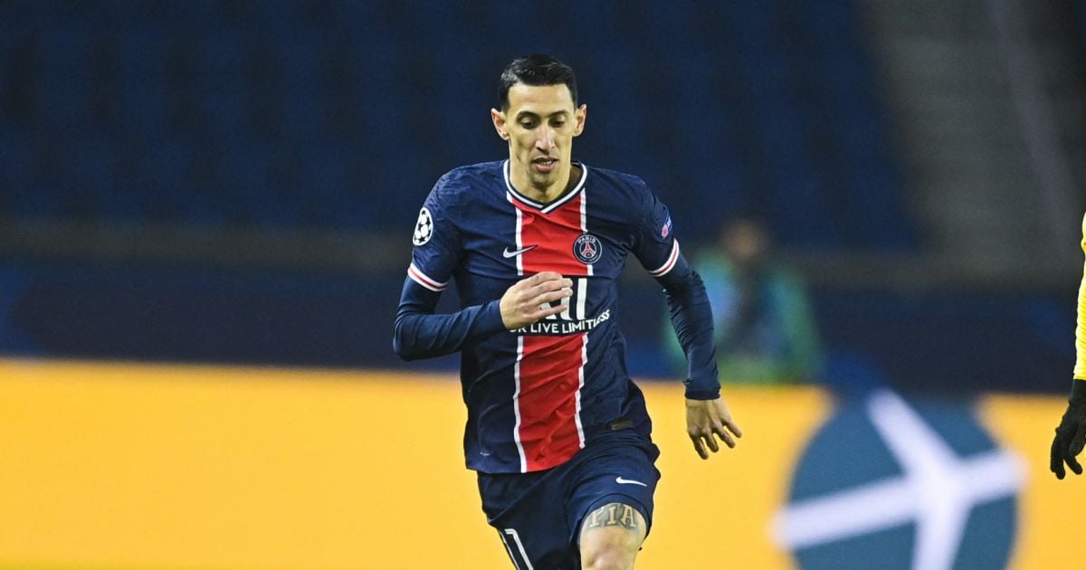 Angel Di Maria (PSG) - Match de football en 1/8ème finale de ligue des ...