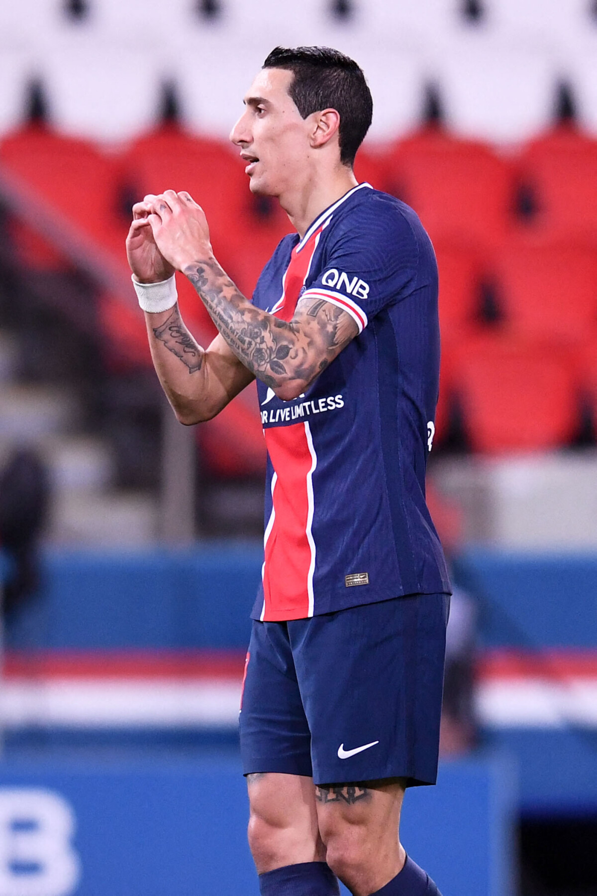 Photo : ANGEL DI MARIA (PSG) - Le PSG bat Nîmes (3 - 0) en match de ...
