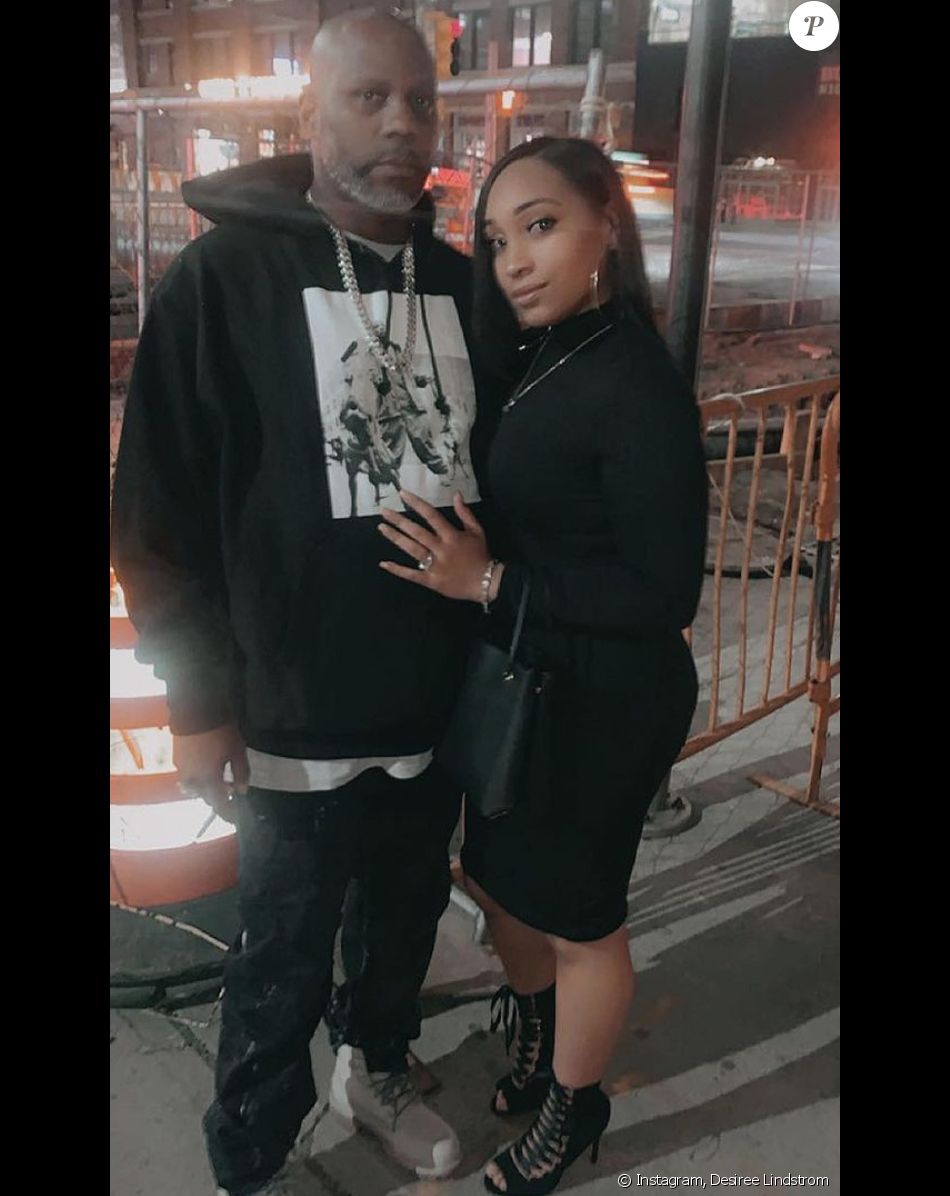 DMX et sa fiancée Desiree Lindstrom en mars 2021. - Purepeople