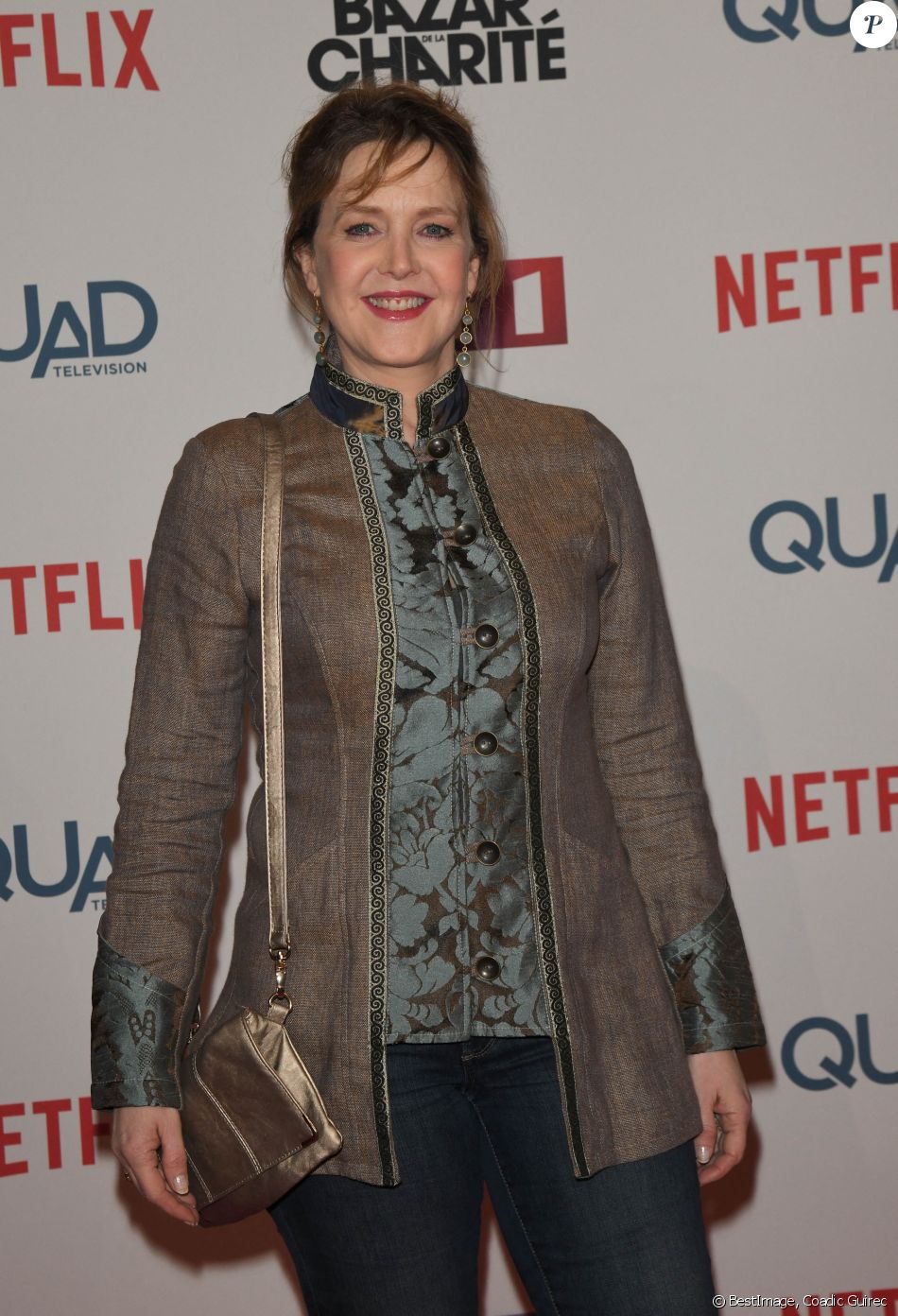 Agnes Soral à l'avant-première de série télévisé TF1 Le Bazar de la ...