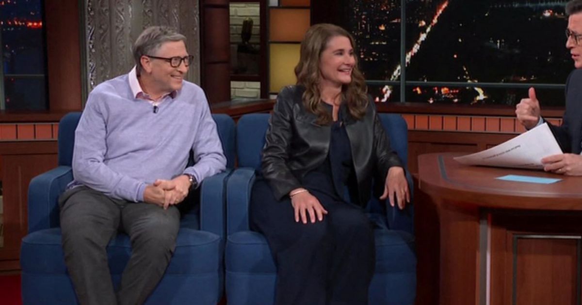 Stephen Colbert - Bill Gates apparaît dans l'émission The Late Show ...