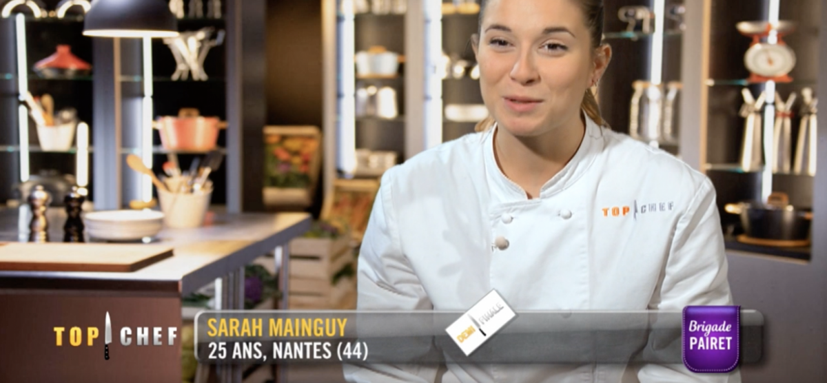 Photo : Sarah dans "Top Chef 2021" sur M6, lors des qualifications pour ...