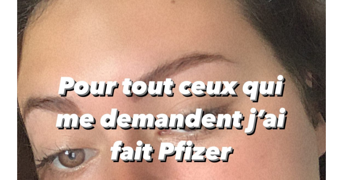 Lou Pernaut vaccinée, elle se confie en story Instagram, le 18 mai 2021 ...