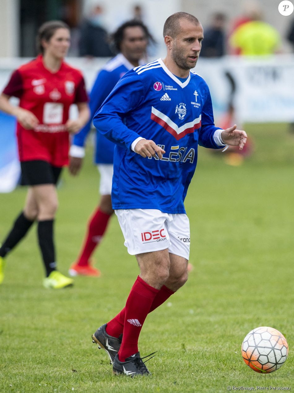 Benoit Cheyrou lors du match d'inauguration du stade Charles de Gaulle ...