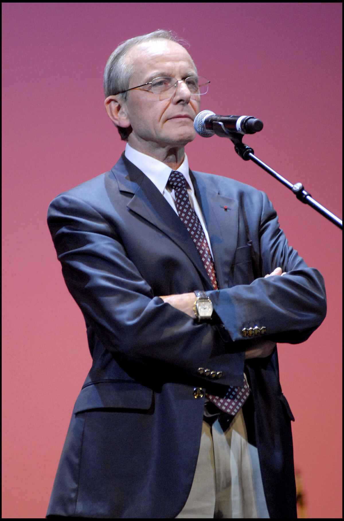 Photo : Axel Kahn au théâtre du Châtelet, à Paris. - Purepeople