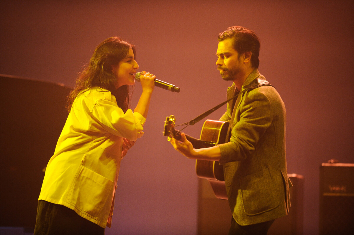 Photo : Exclusif - Le groupe Lily Wood And The Prick au concert ...