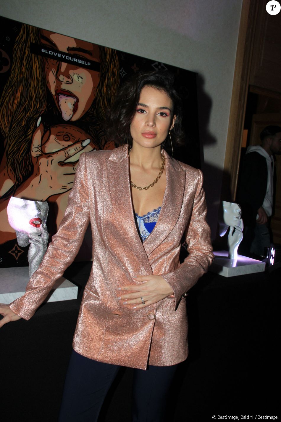 Jade Leboeuf à la soirée Le grand dîner à l'Hôtel Marriott à Paris. Le ...