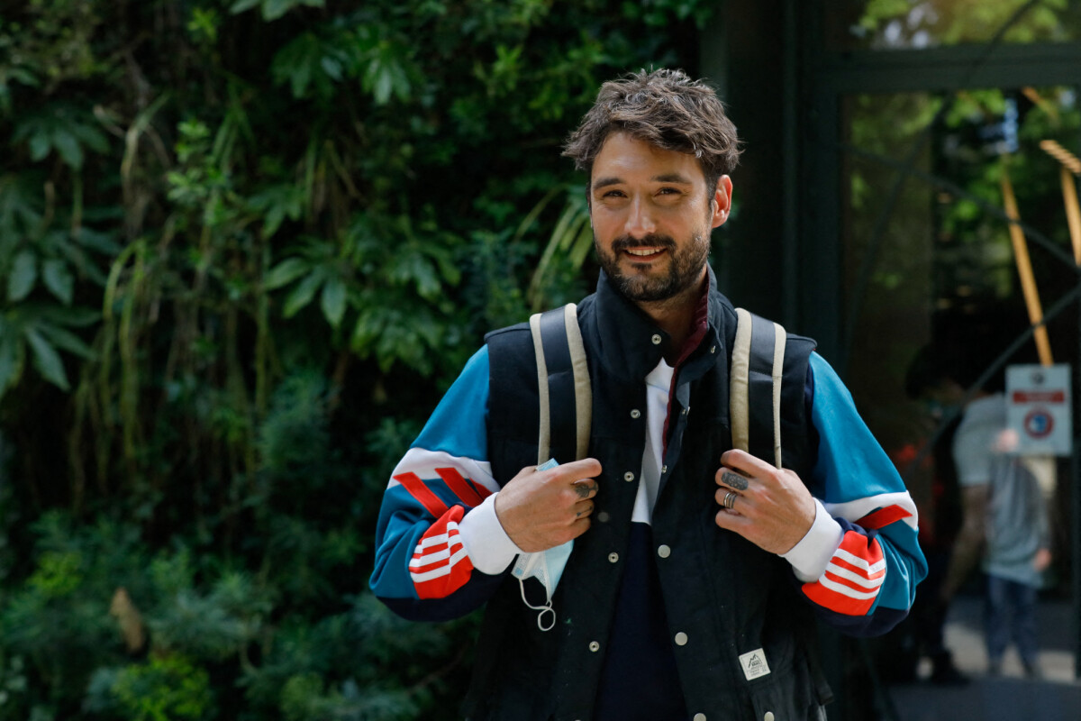 Photo : Le chanteur Jérémy Frérot arrive à l'enregistrement de l ...