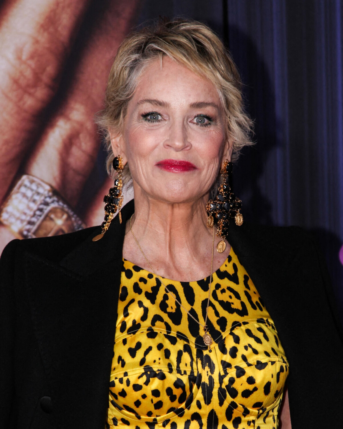 Photo : Sharon Stone - Première du film "The Eyes of Tammy Faye" à New ...