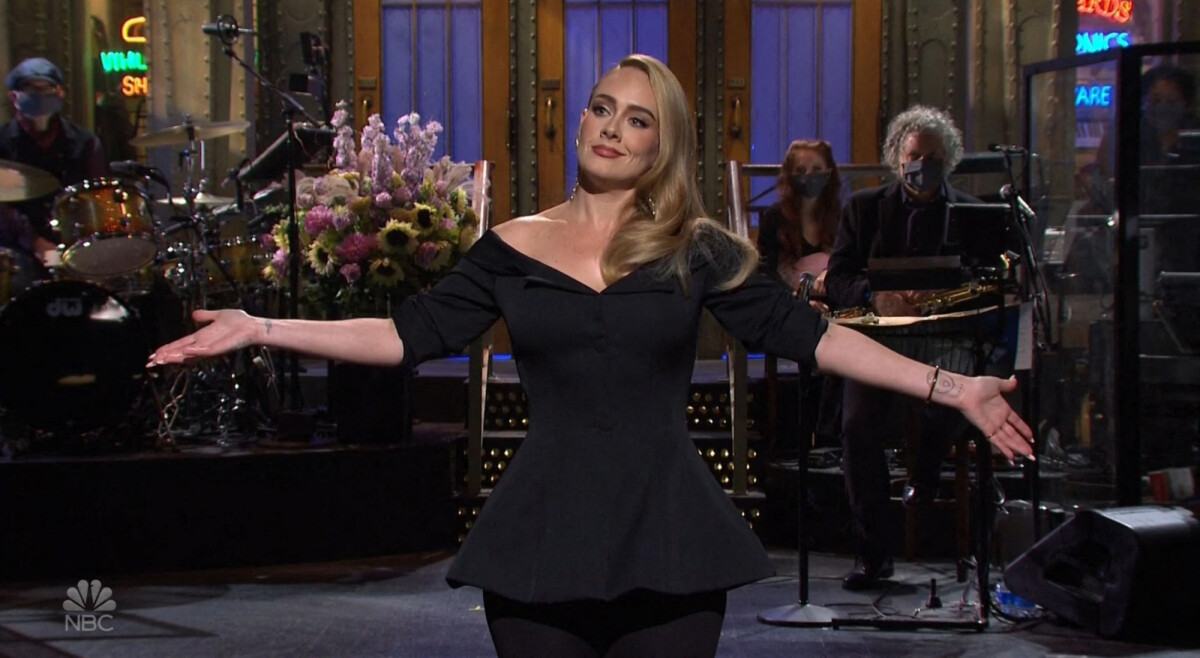 Photo : Adele dans l'émission "Saturday Night Live" à Los Angeles, le ...