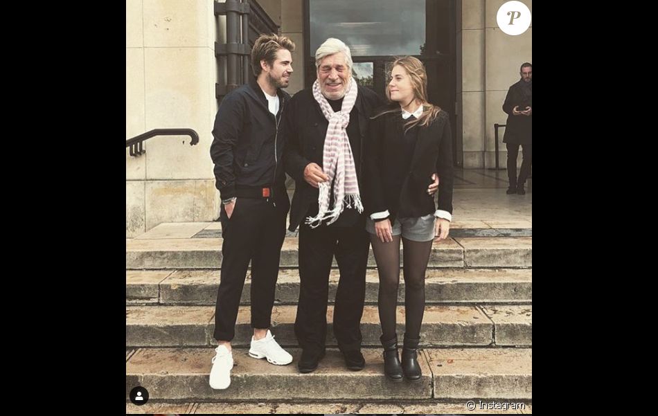Jean-Pierre Castaldi et ses enfants Giovanni et Paola, nés de son ...
