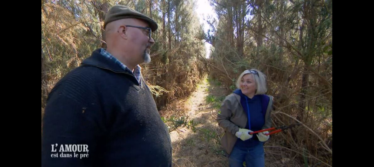 Photo : Franck et Cécile dans "L'amour est dans le pré 2021" le 4 ...