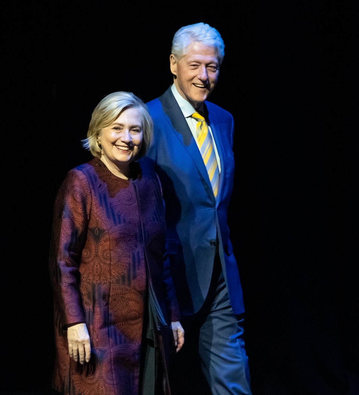 Photo : Bill et Hillary Clinton en conférence à Las Vegas. Le 5 mai ...
