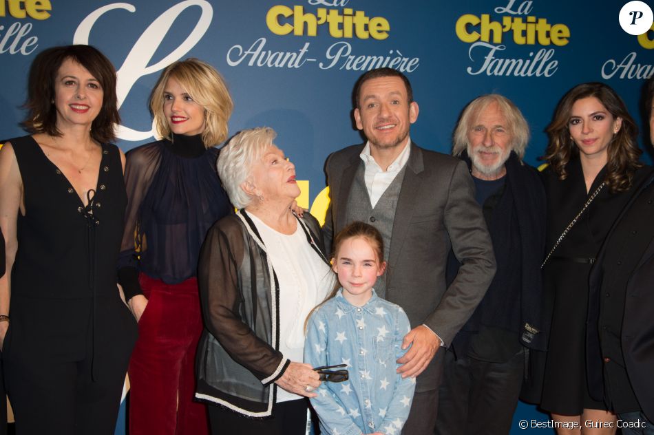 Valérie Bonneton, Laurence Arne, Line Renaud, Juliane Lepoureau, Dany Boon avec sa femme Yaël ...