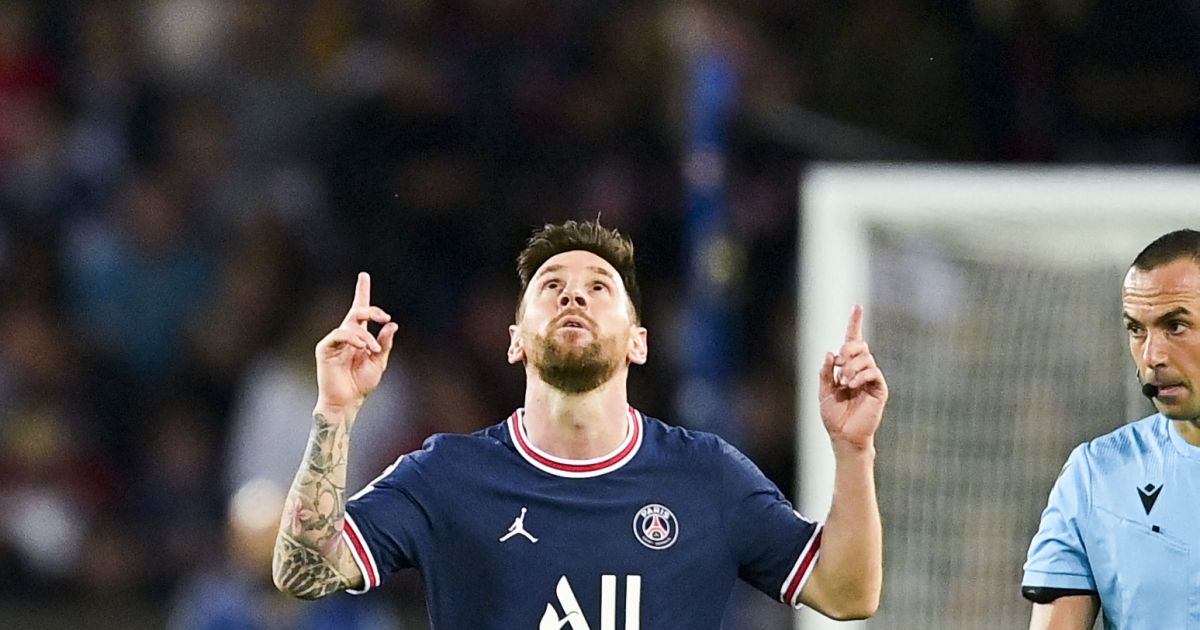 Lionel (Léo) Messi (PSG) - Match de Ligue Des Champions PSG - RB ...