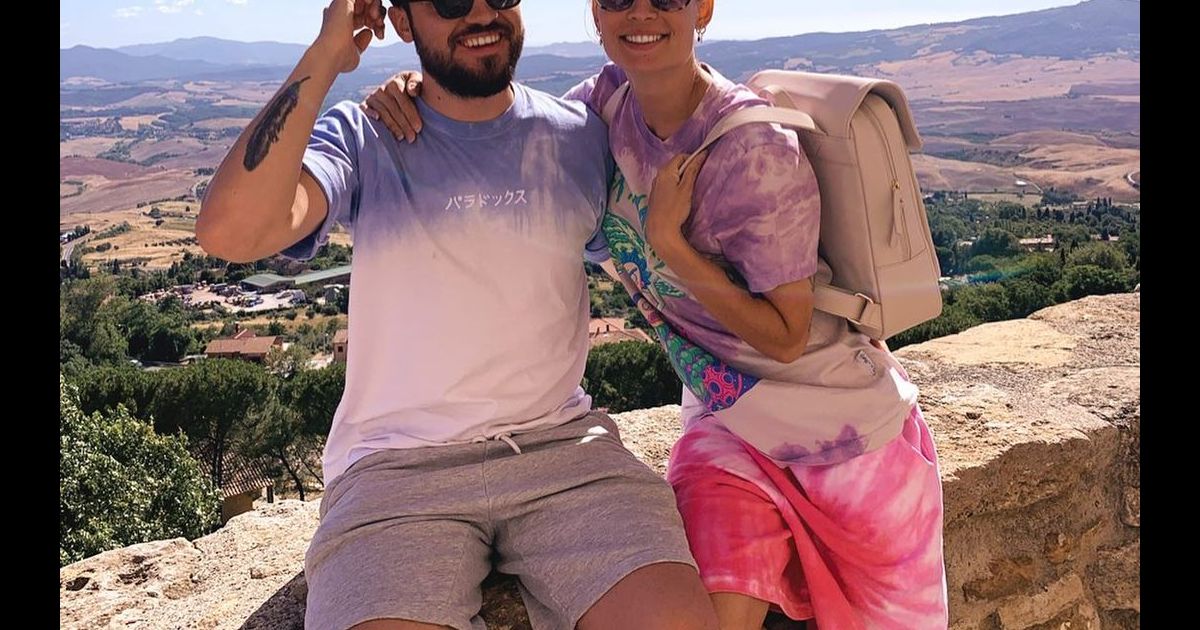 Jill et son compagnon Simon Gérard - Purepeople