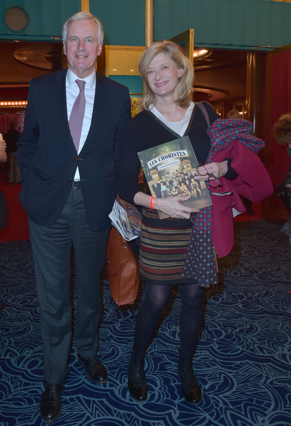 Photo : Exclusif - Michel Barnier et sa femme Isabelle à la générale du ...