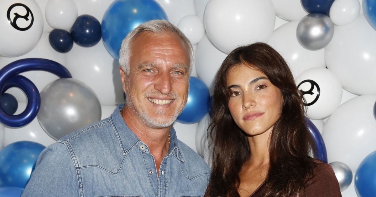 David Ginola et sa compagne Maeva Denat assistent au lancement de la ...