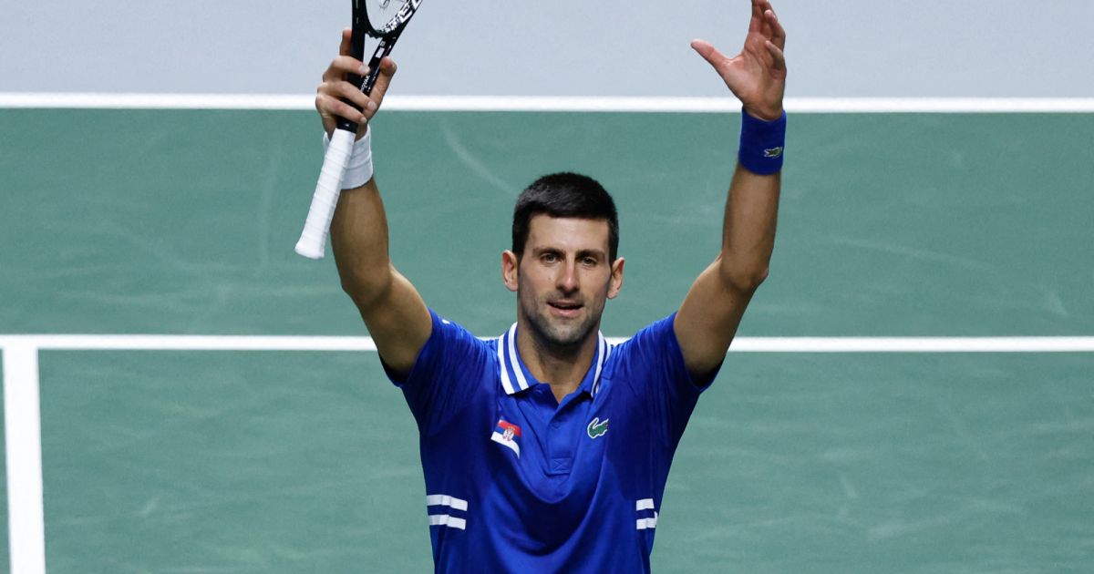 Novak Djokovic - Demi-finale de la Coupe David 2021 Croatie Vs Serbie ...