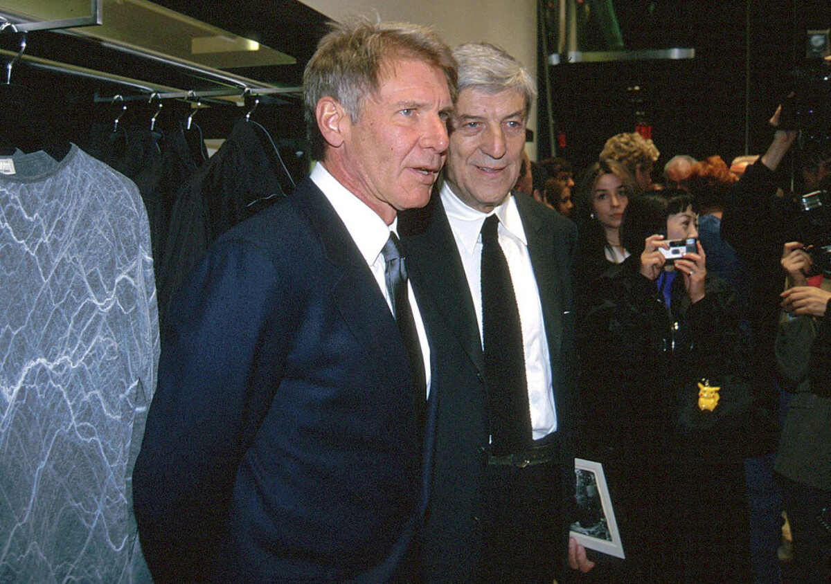 Photo : Nino Cerruti et Harrison Ford à l'ouverture de la boutique ...