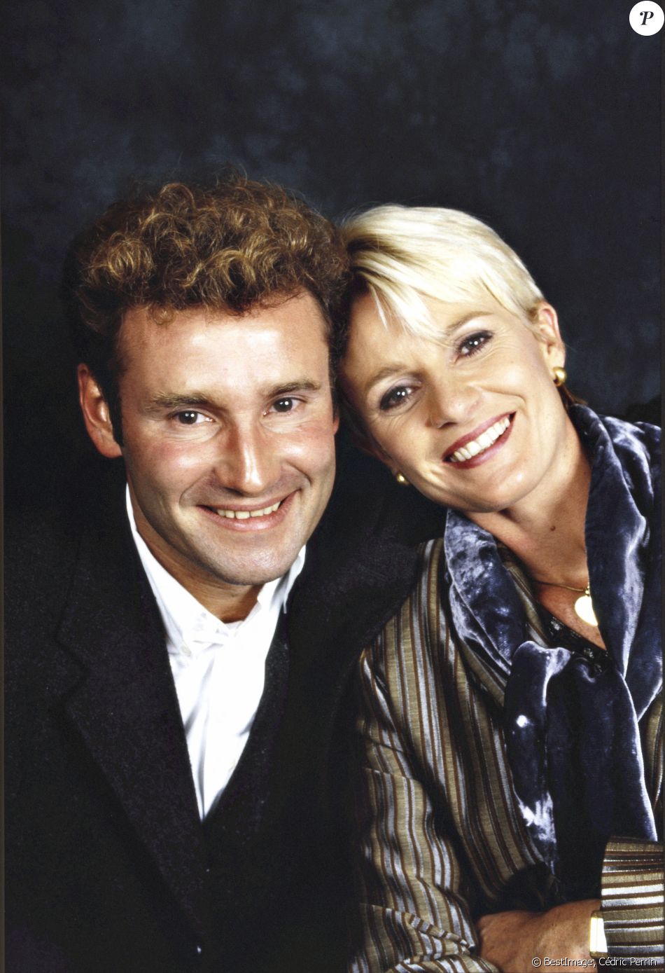 Portrait de Sophie Davant et Pierre Sled le 28 octobre 1997 - Purepeople