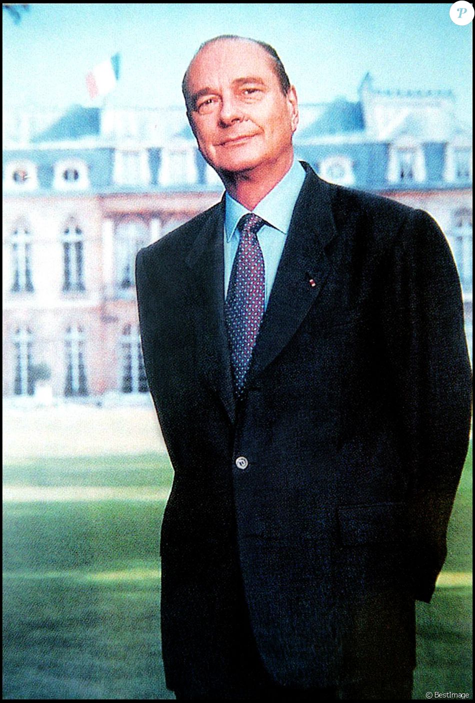 Portrait présidentielle de Jacques Chirac (1995) - Purepeople