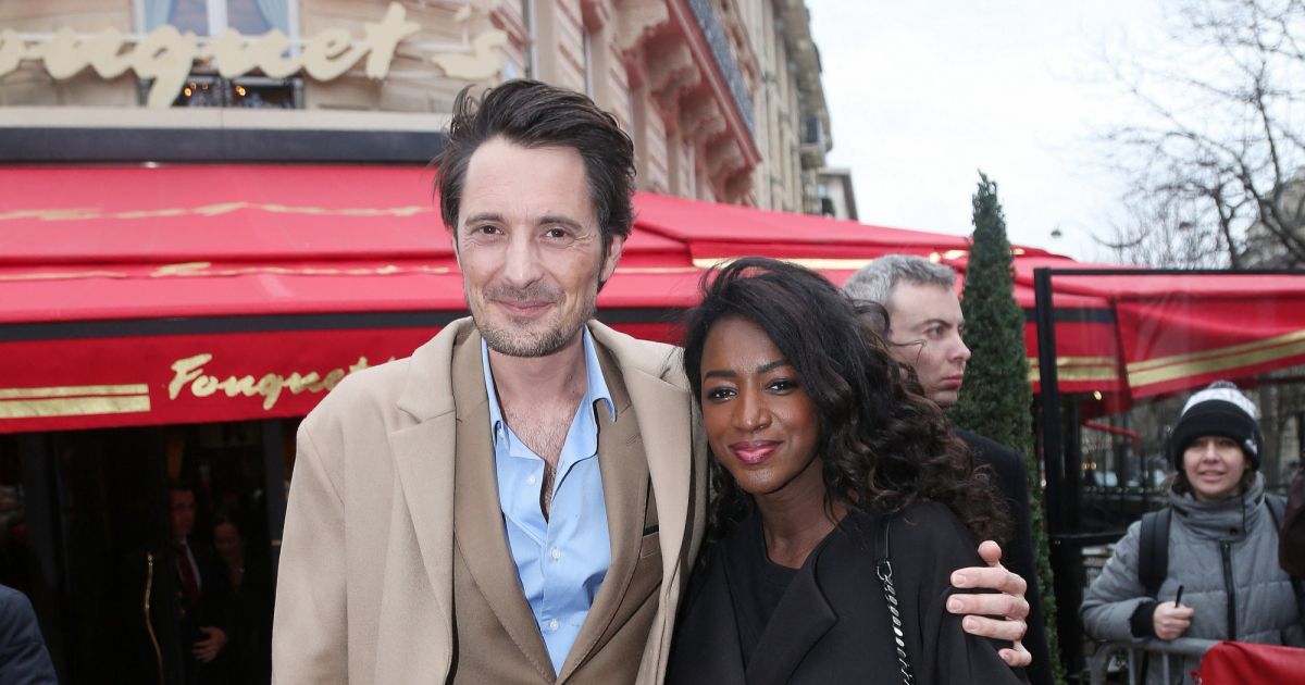 Vincent Cerutti et sa compagne Hapsatou Sy - Arrivées au Déjeuner des ...