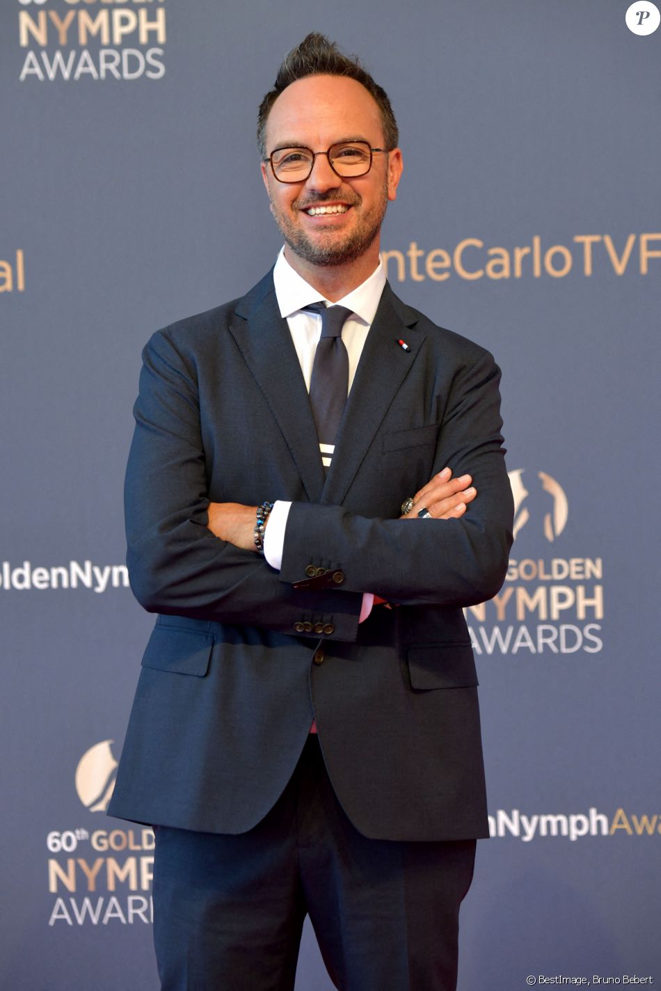 Jarry lors du photocall de la cérémonie des Nymphes d'Or du 60ème ...