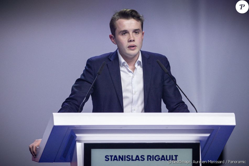 Stanislas Rigault, président de génération Z lors du dernier meeting du candidat à l'élection ...